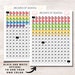 180 Days of School Printable Tracker, Back to School, for Teachers and ...