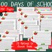 100 Days of School Caterpillar Tracker Printable PDF for - Etsy