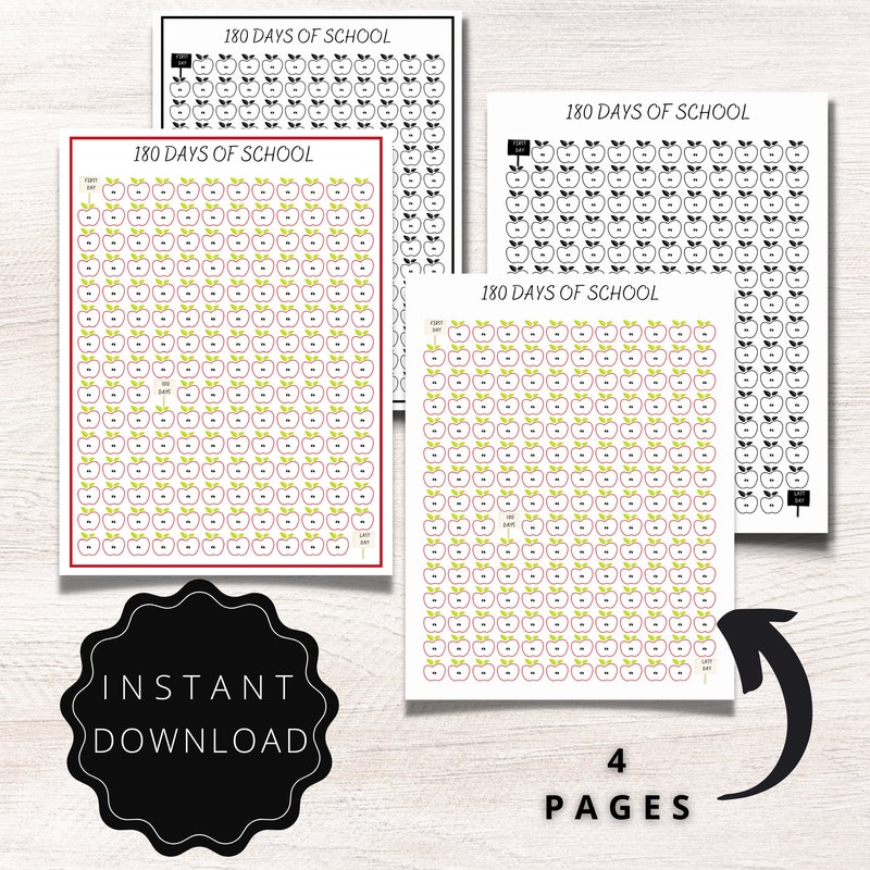 180 Days Planner - Etsy