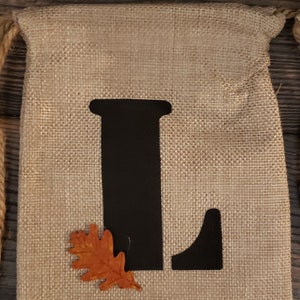 Burlap Hanging Fall Sign Harvest Autumn Decoration Leaves Holiday Wall ...