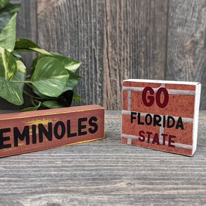 Seminole Tiered Tray Items | Florida State Decor | FSU Tiered Tray ...