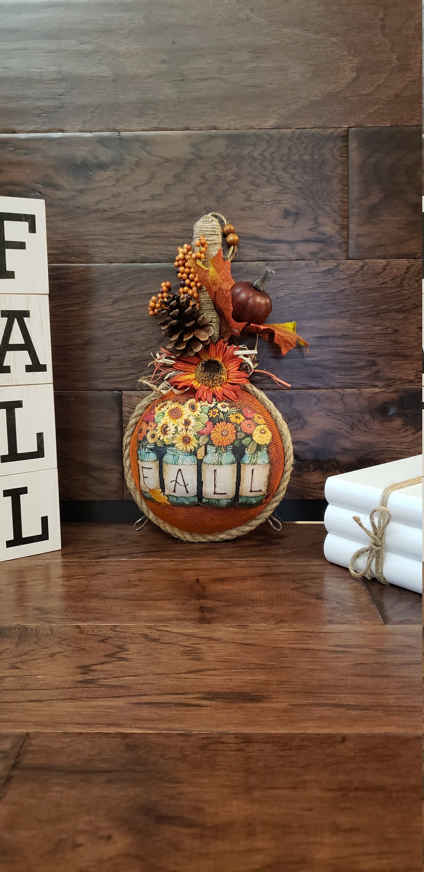 Metal Hanging Fall Decoration Pumpkin Autumn Fall Decor - Etsy