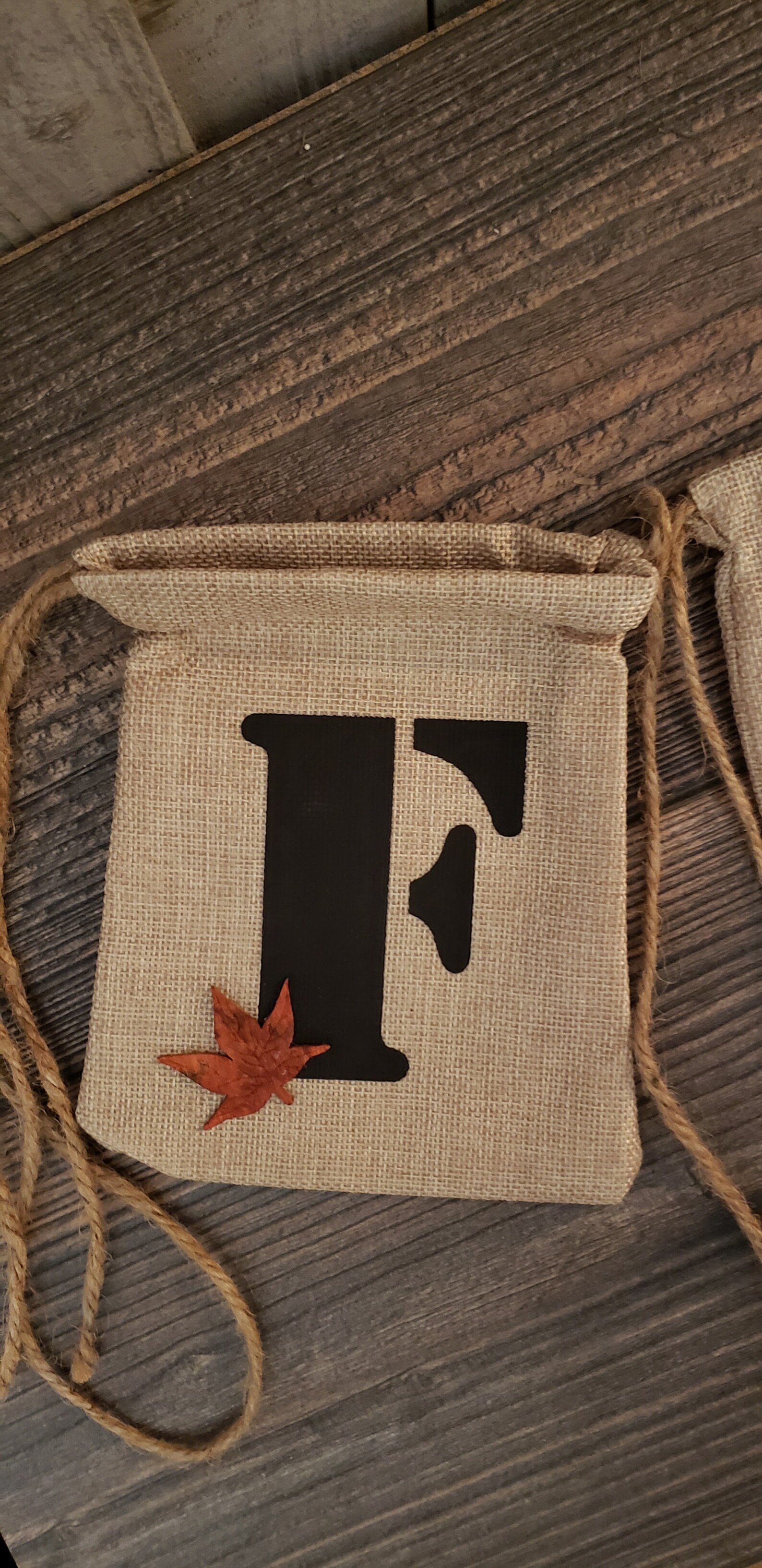 Burlap Hanging Fall Sign Harvest Autumn Decoration Leaves Holiday Wall ...