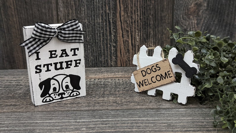 Dog Tiered Tray Decor | Doggo Tiered Tray Decor | Dog Tiered Tray Items ...