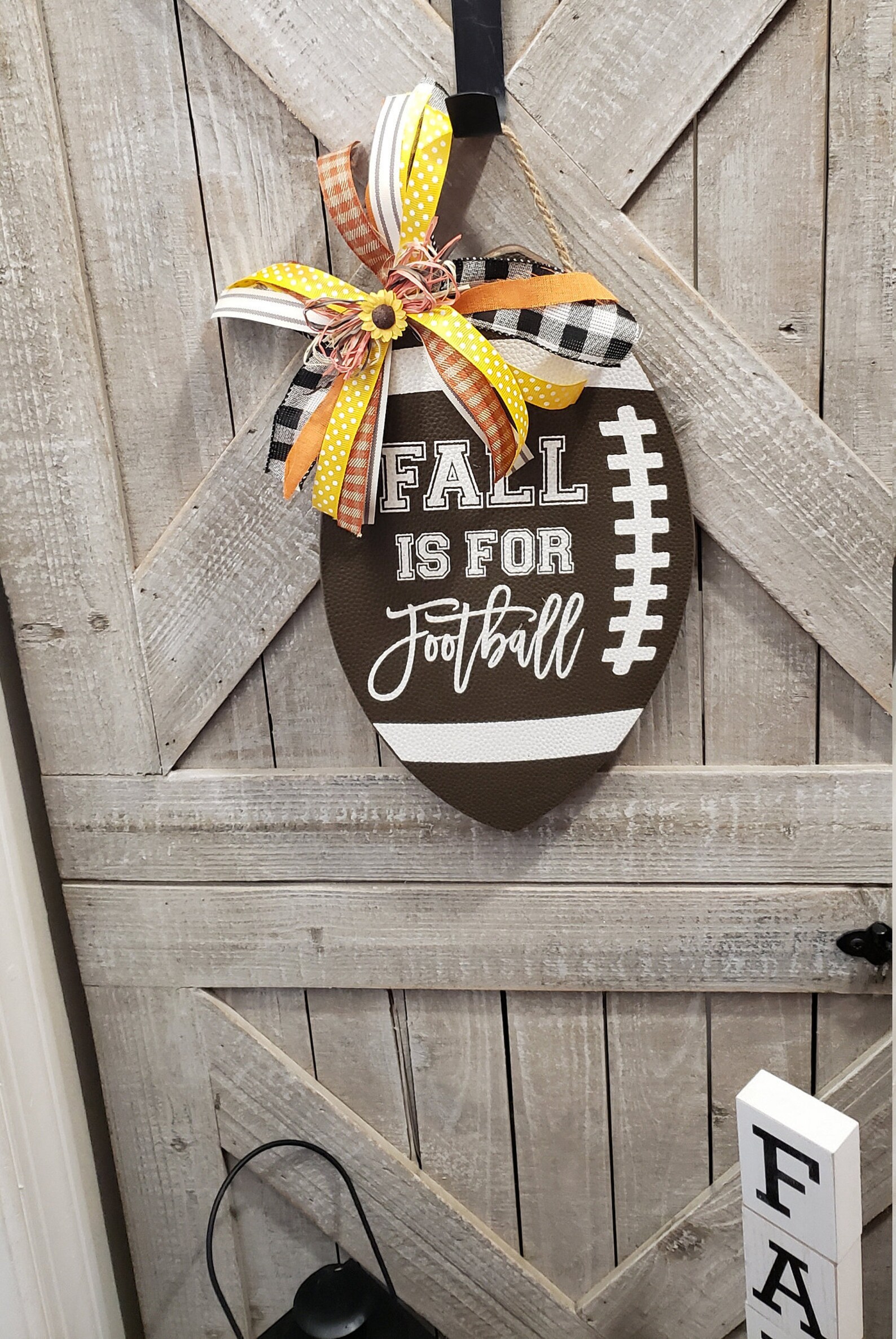 Fall Football Sign Messy Bow University of Florida Gators UF - Etsy