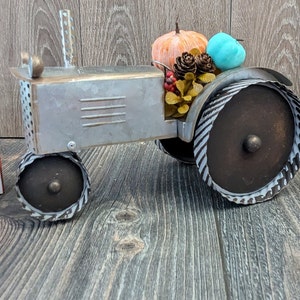 Metal Tractor | Fall Tiered Tray Items | Hello Autumn Harvest Decor ...