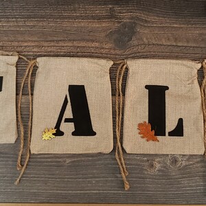 Burlap Hanging Fall Sign Harvest Autumn Decoration Leaves Holiday Wall ...