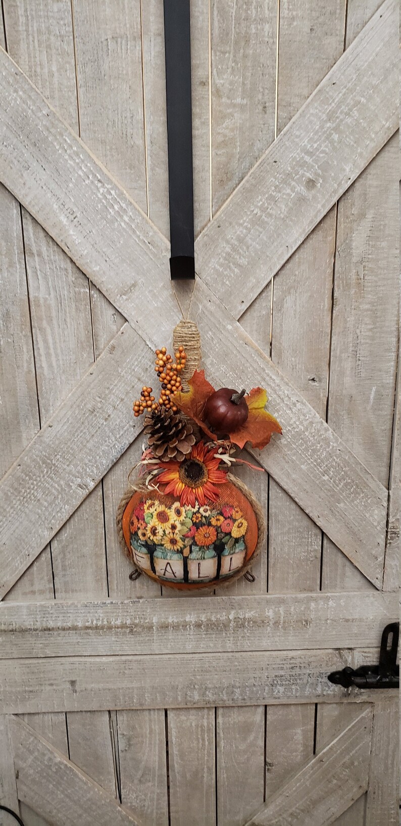 Metal Hanging Fall Decoration Pumpkin Autumn Fall Decor - Etsy