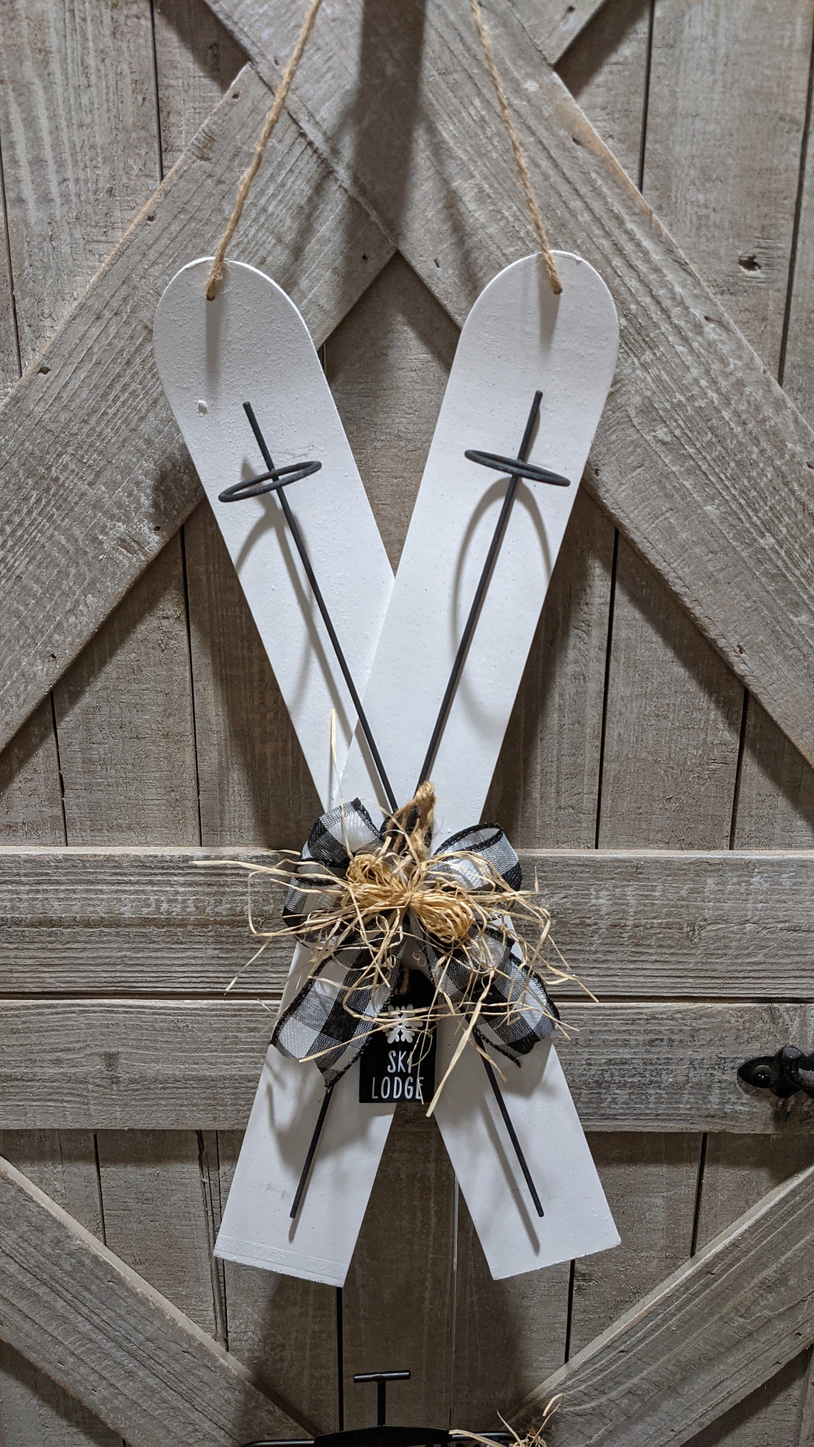 Ski Lodge Decor | Ski Lift Decoration | Ski Wall Hanger | Ski Lift ...