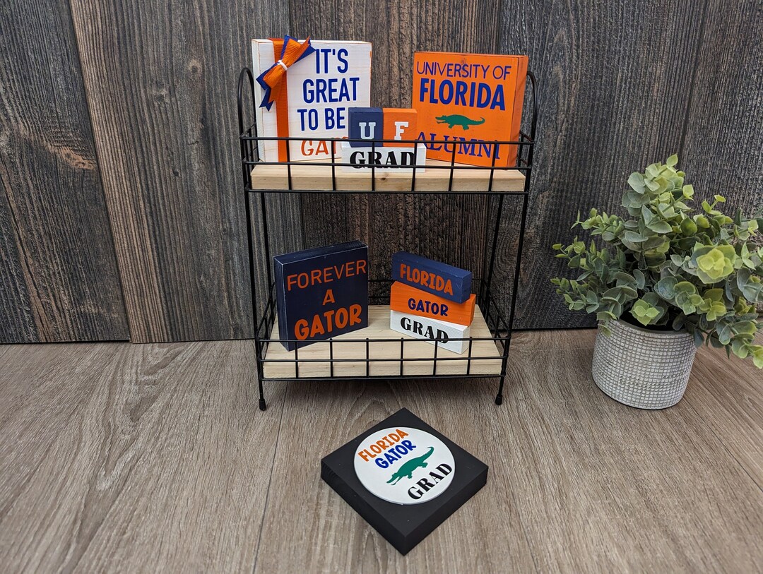 Florida Gators Tiered Tray Items | UF Decor | Gators | University of ...