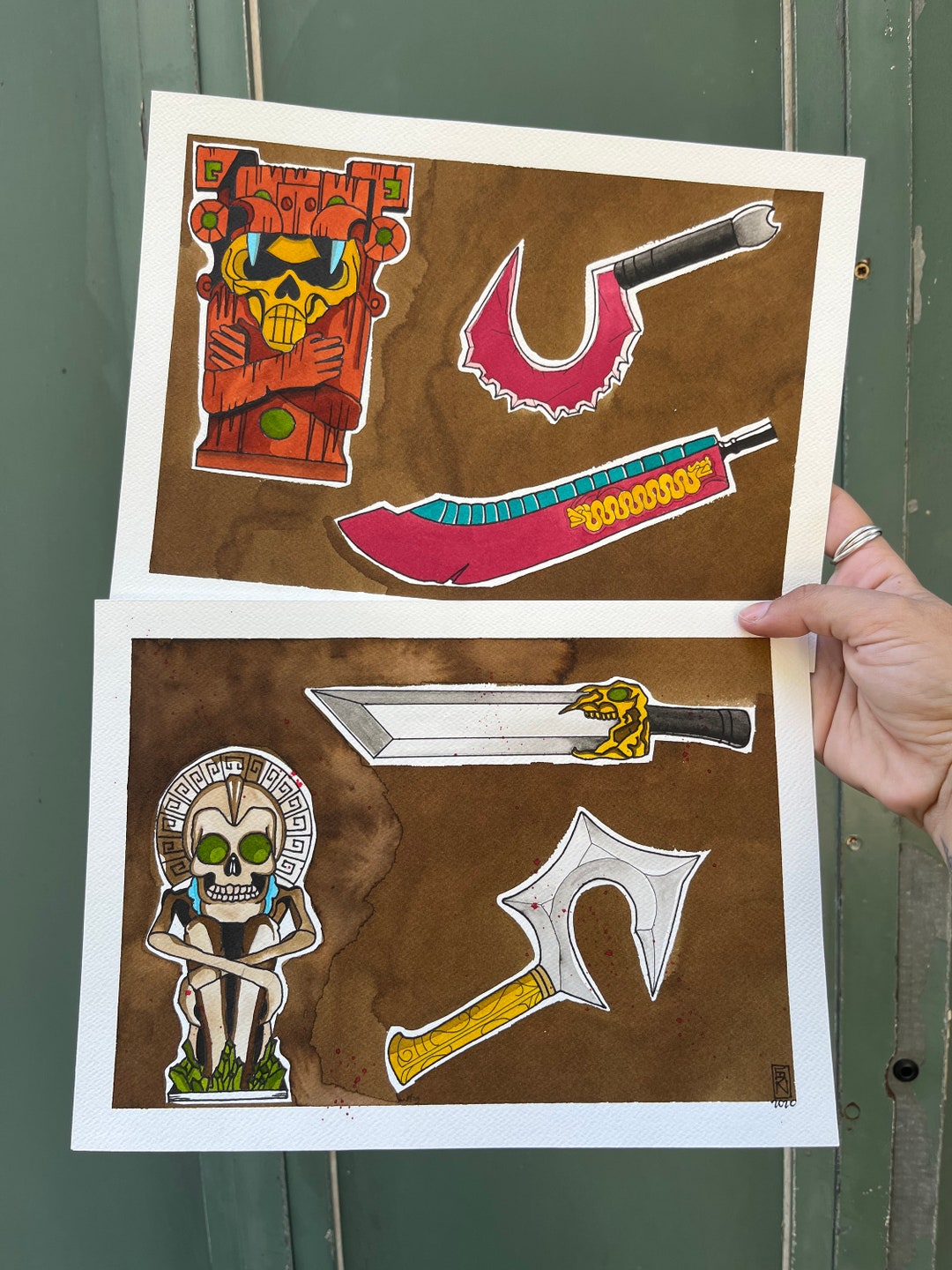 Mortal Kombat Set: Kotal Khan / Fan Art / Aztec Inspiration ...