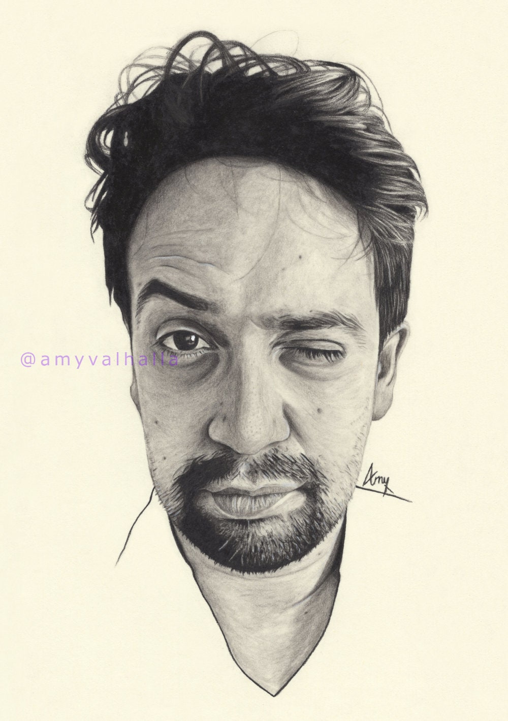 Lin-manuel Miranda - Art Print - Etsy UK