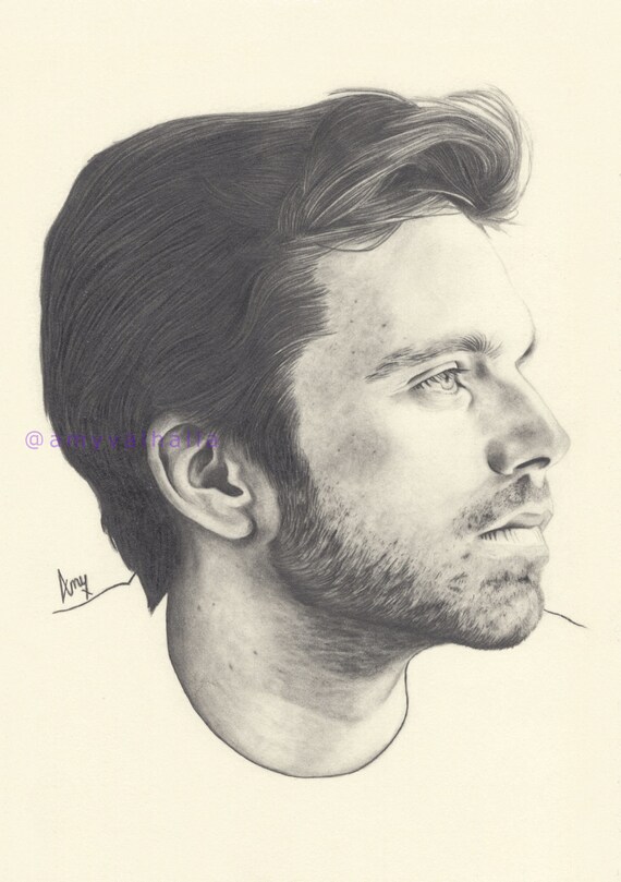 Sebastian Stan Art Print | Etsy