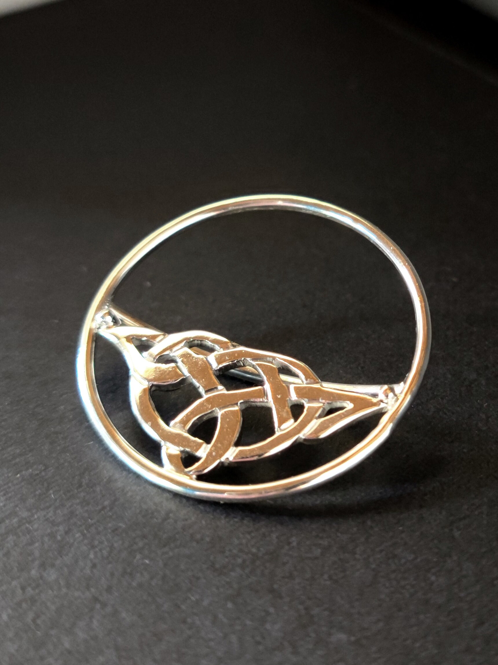 Silver Celtic Scarf Ring Textured Scarf Slide Buckle Silk - Etsy