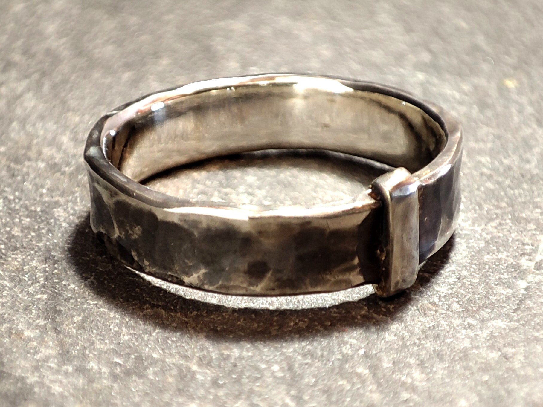 Scottish Celtic Wedding Ring Outlander Ring Aged Sterling - Etsy