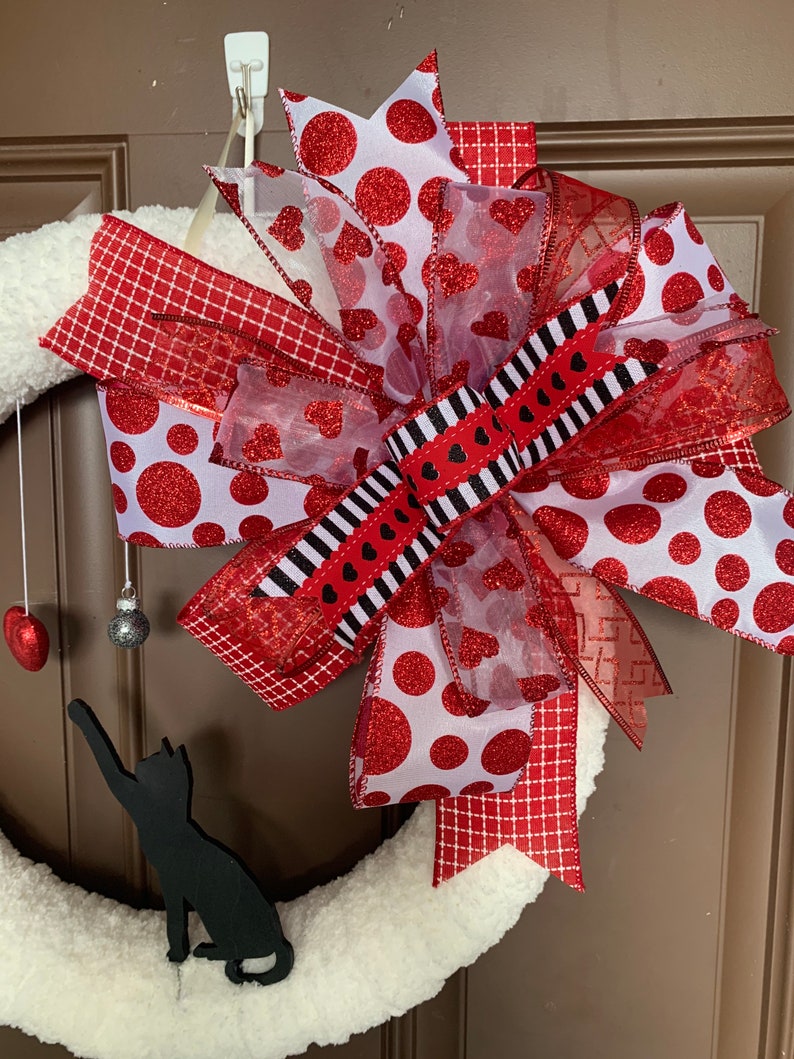 Cat Wreath Everyday Cat Wreath Christmas Cat Wreath - Etsy