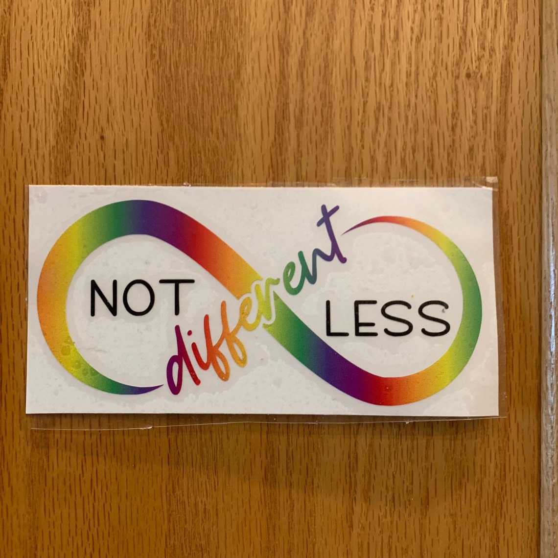 Different Not Less Decal Autism Decal Autism Awareness | Etsy