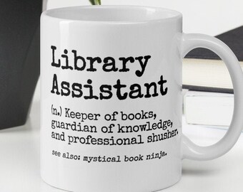 Library Assistant Shirt Library Assistant Gift Librarian - Etsy