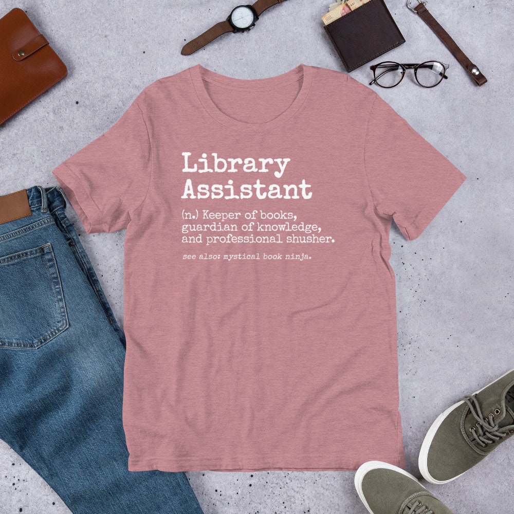 Library Assistant Shirt Library Assistant Gift Librarian - Etsy