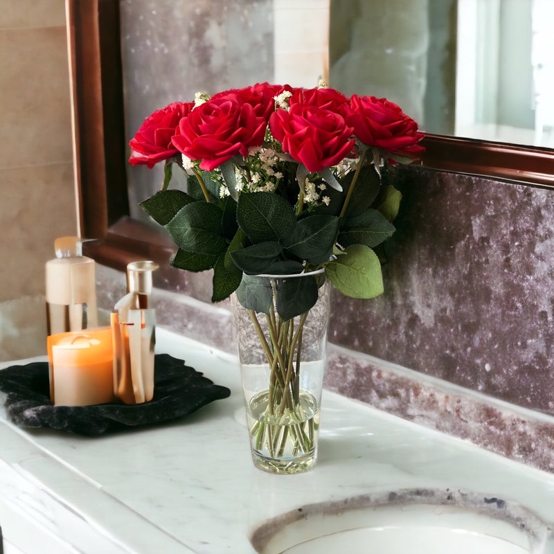 Real Touch Roses - Etsy