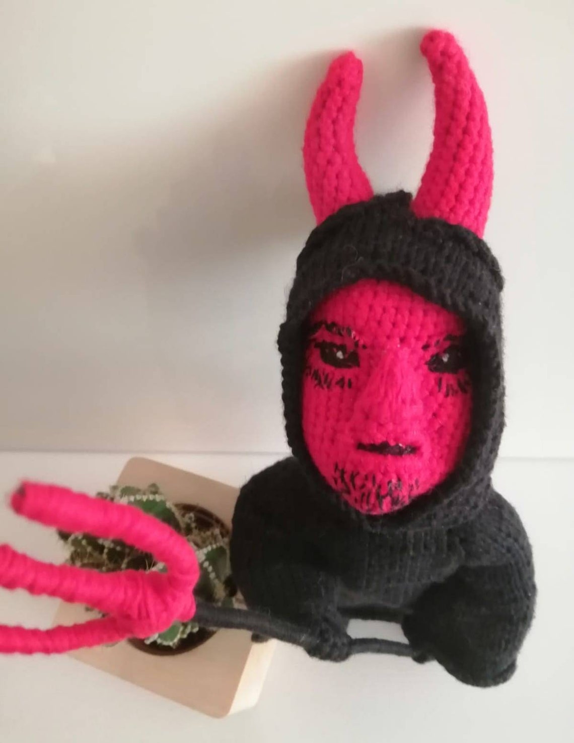 Custom Devil Toy Satan Doll Handmade Devil Figure Devil - Etsy