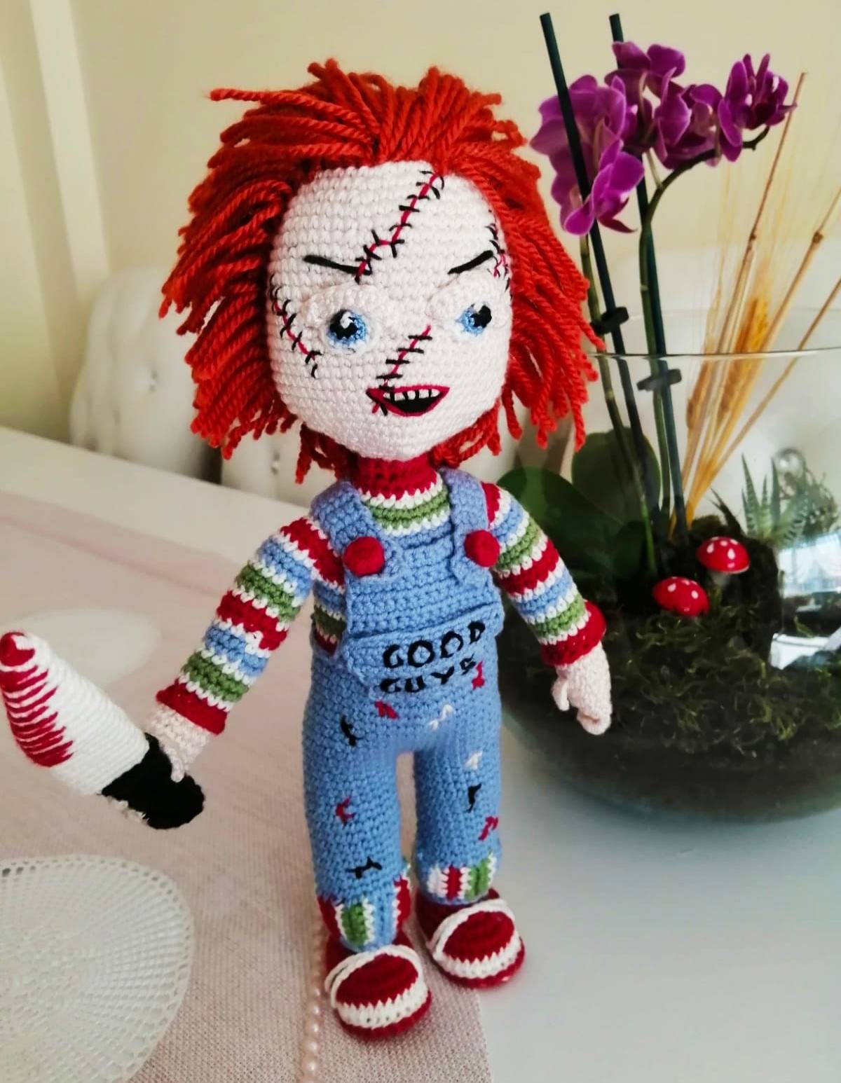 Chucky Doll, Chucky, Horror Doll, Halloween Horror Doll, Scary Doll ...