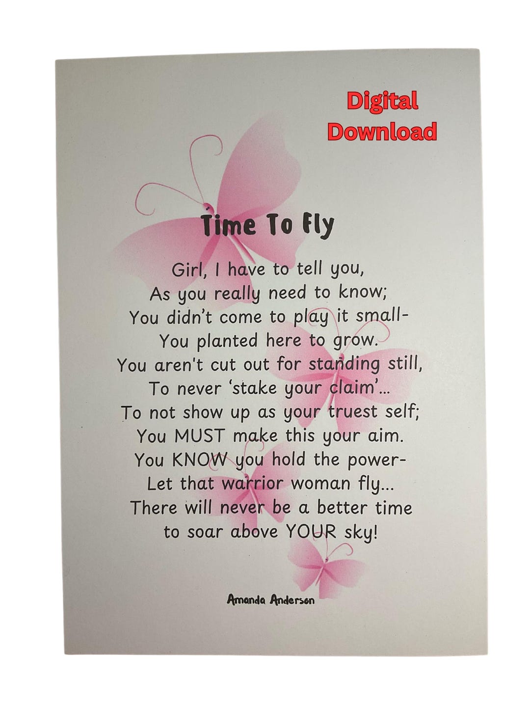Female Empowerment Poem, Motivational Words to Encourage Transformation ...