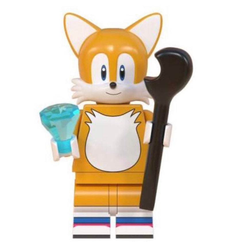 NEW Tails from Sonic Minifigure. USA Seller. Fits with LEGO. | Etsy