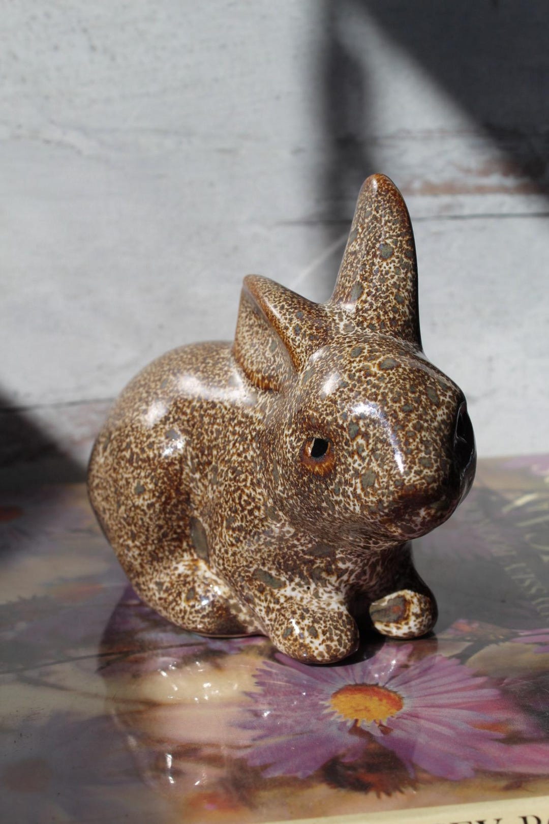 Vintage Ceramic Rabbit Bunny Figurine Handmade - Etsy