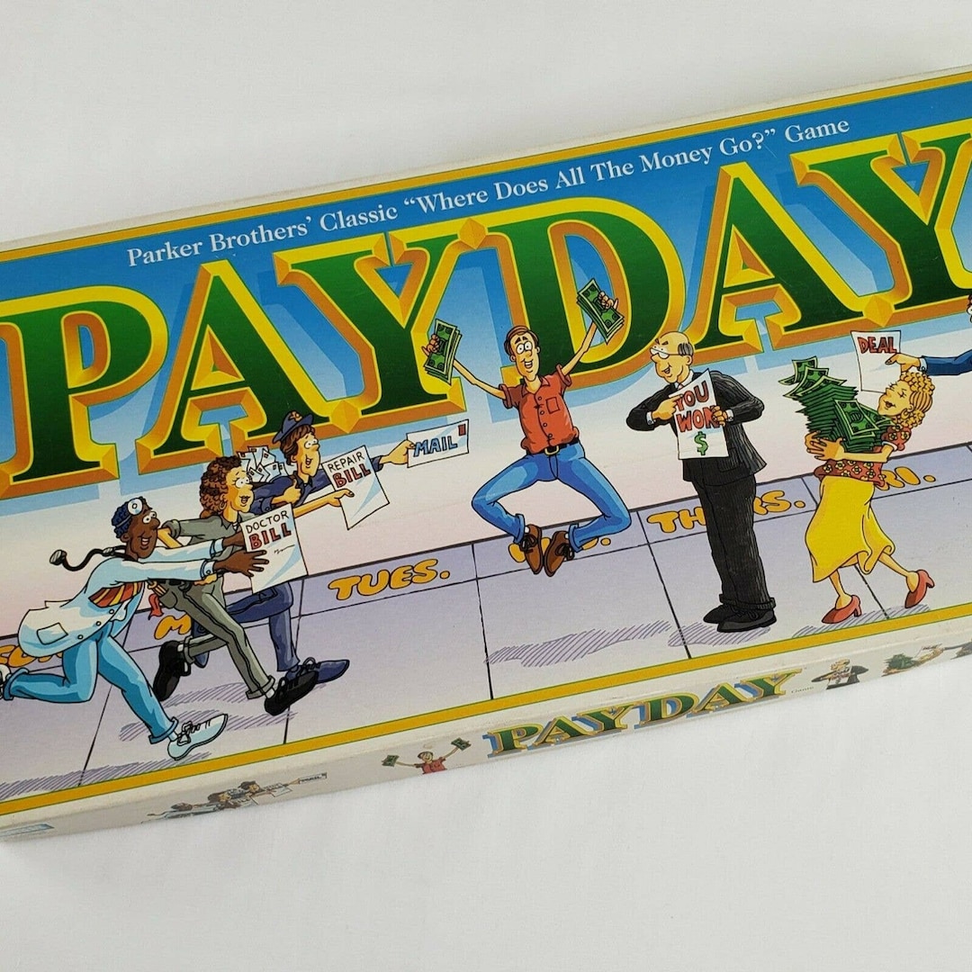 Vintage 1994 Payday Board Game Parker Brothers Retro Family Fun ...