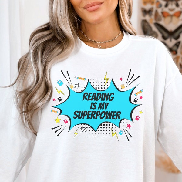 Reading is My Superpower - Etsy
