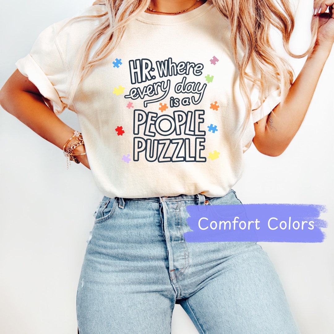 Hr Shirt, HR Manager Shirt, "every Day is a People Puzzle" Funny HR ...