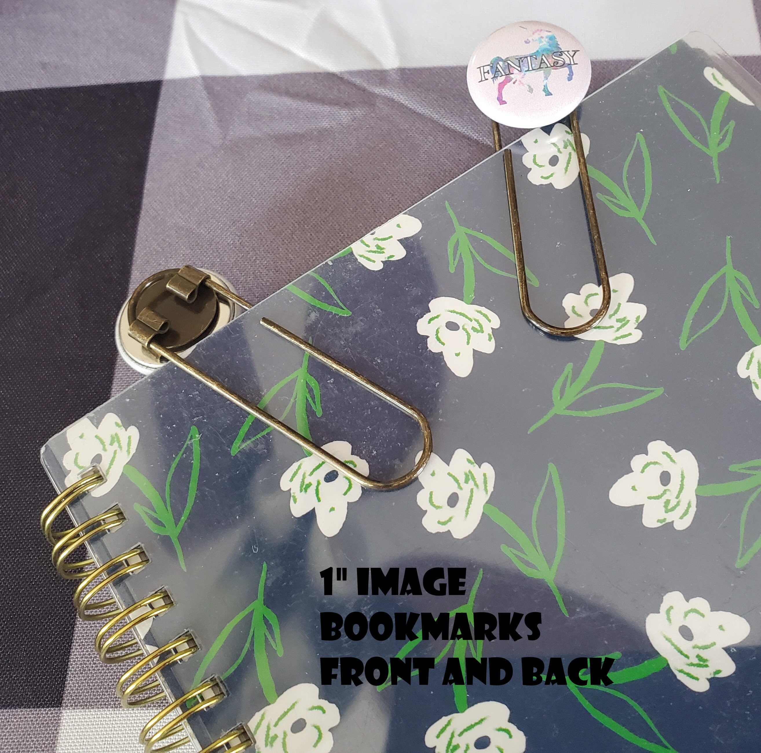 Custom Planner Clips or Bookmarks Jumbo Paperclips | Etsy