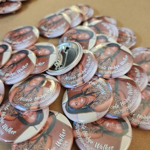 Custom Memorial, Remembrance and Funeral Pins/buttons/magnets - Etsy