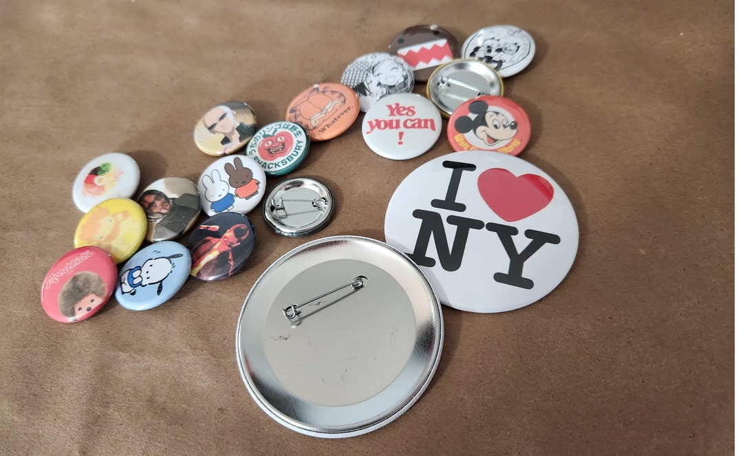 Custom Pin Back Buttons and Badges - Etsy