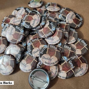 Custom Memorial, Remembrance and Funeral Pins/buttons/magnets - Etsy