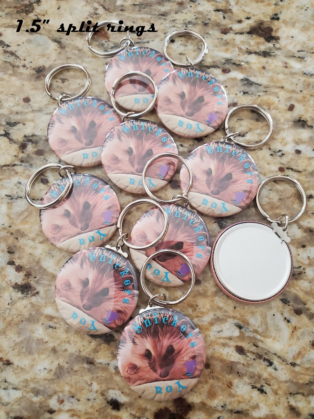 Custom Key Rings in 3 Sizes - Etsy