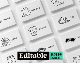 Printable Drawer Labels for Kids Clothes - Etsy