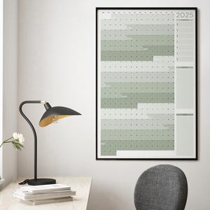 2025 Editable Full Calendar + Meal Planner Poster, Shopping List, To-do ...