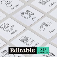 BOHO Supply Labels - Etsy