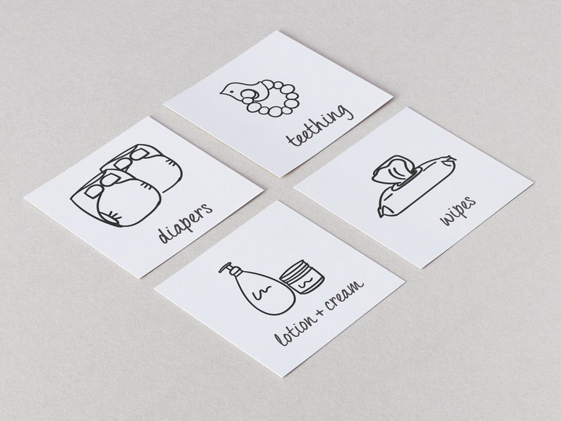 Printable Editable Nursery Dresser Drawer Labels for Baby - Etsy