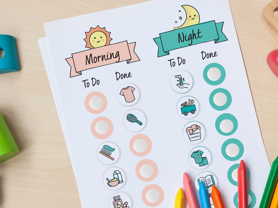 Kids To-do List Printable Customize Your Chore Chart - Etsy