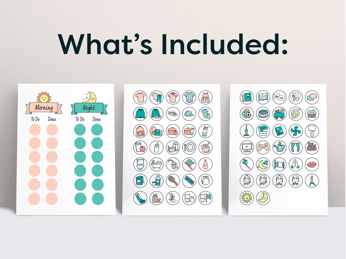 Kids To-do List Printable Customize Your Chore Chart - Etsy Canada
