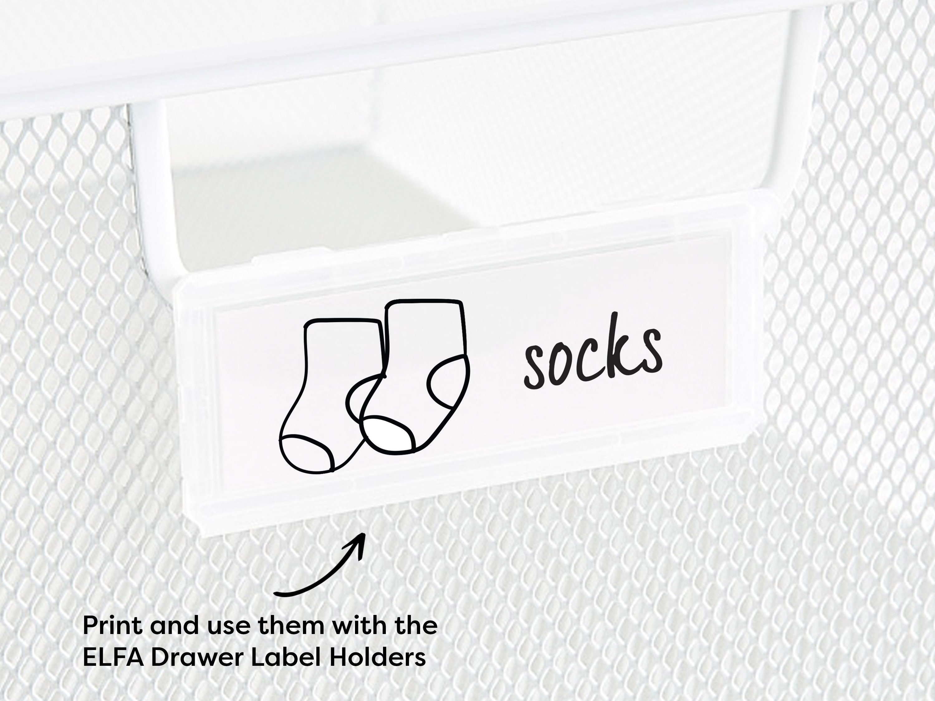 Printable Dresser Drawer Labels for Kids Clothing and | Etsy