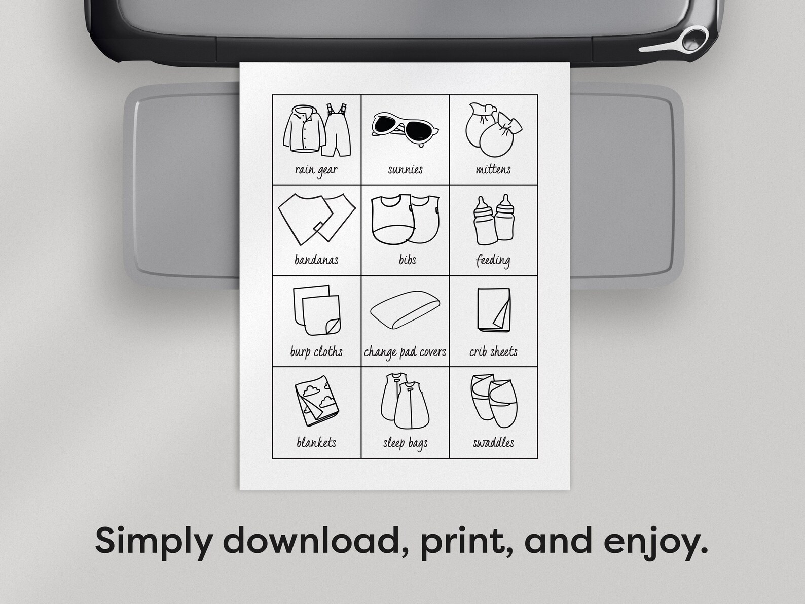 Printable Editable Nursery Dresser Drawer Labels for Baby - Etsy