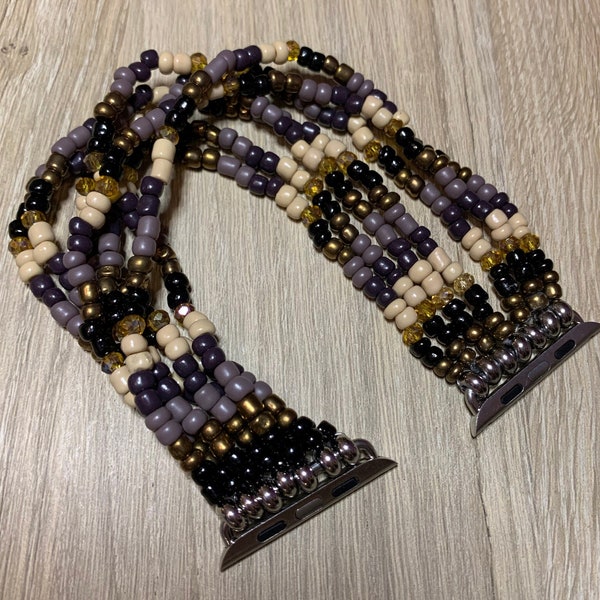Beaded Watch Band - Etsy