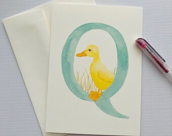 Duck Letter Art - Etsy