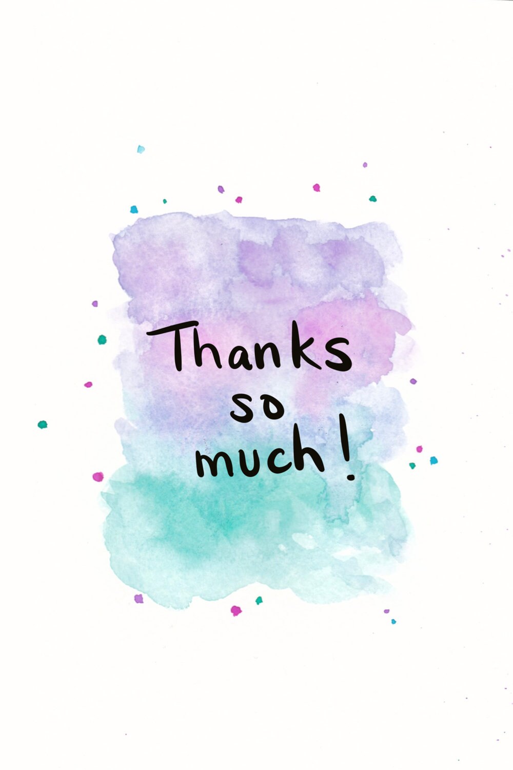 4x6 Thanks so Much Card Greeting Card With Gold Envelope - Etsy UK