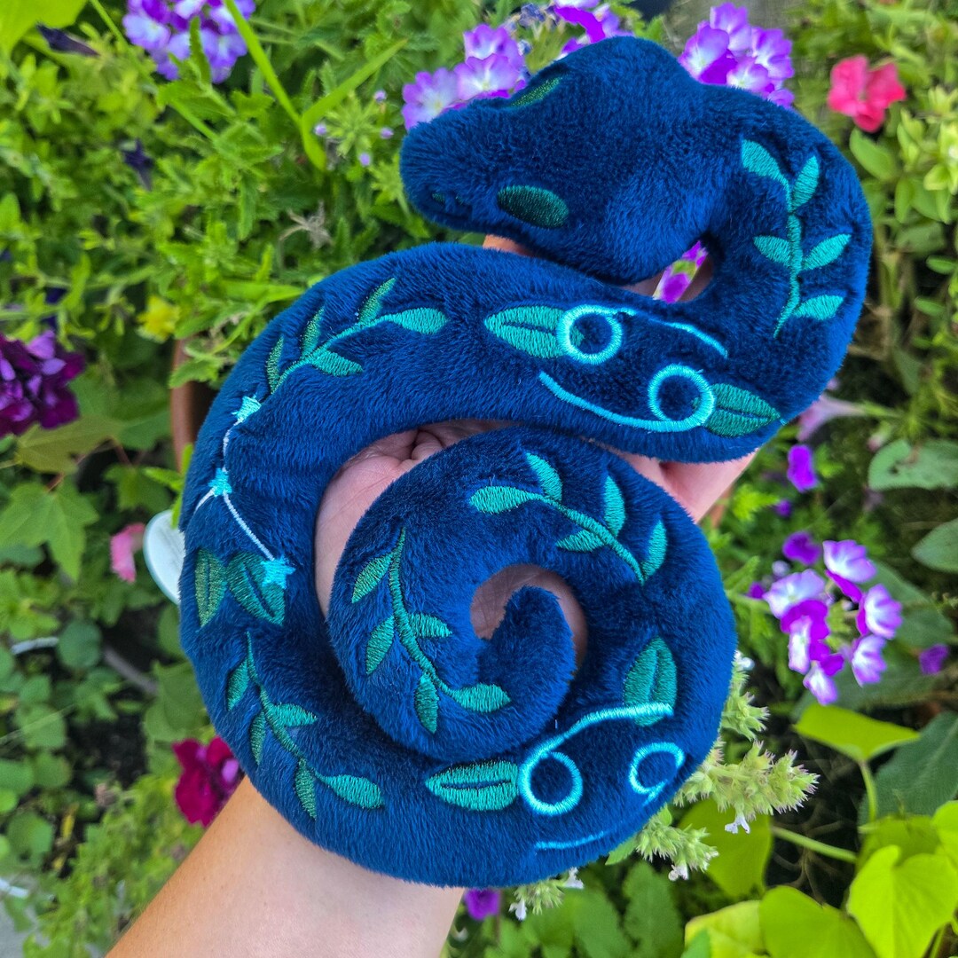 Cancer Zodiac Weighted Snake - Astrology - Stuffed Animal - Halloween ...