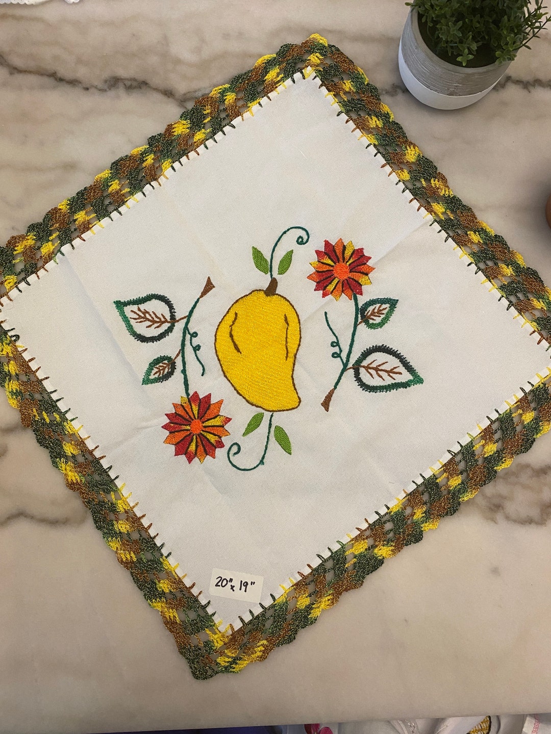 Authentic Hand Stitched Table Centerpiece - Etsy